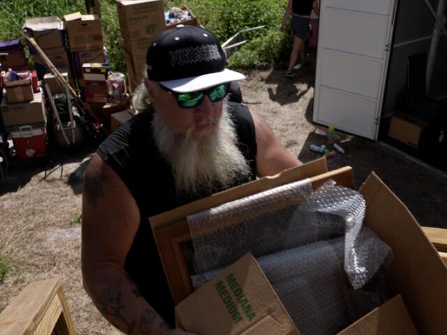 'VERY HUMBLE:' Bikers help move disabled veteran into new home - NewsBreak