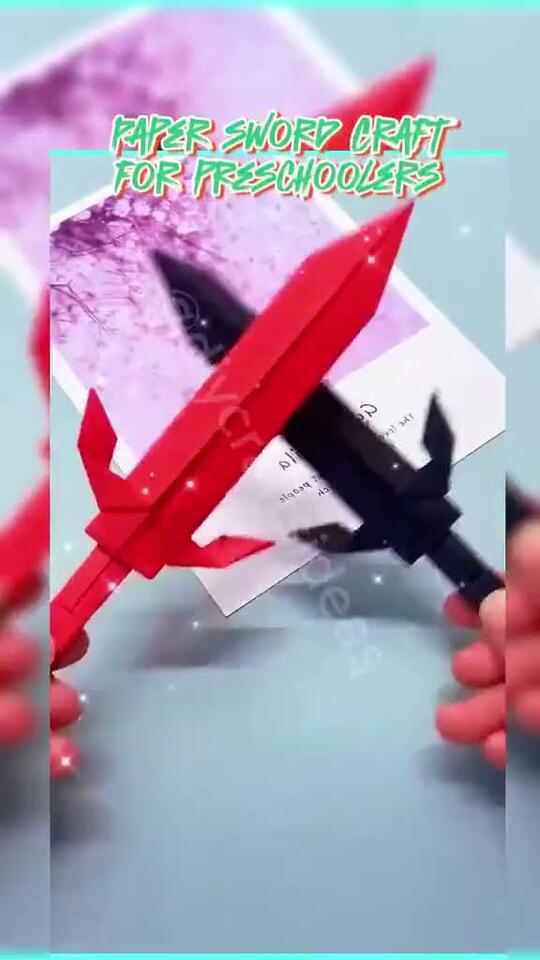 Paper_sword_craft_ideas_____craftlover__Origami__diypapercraft ...
