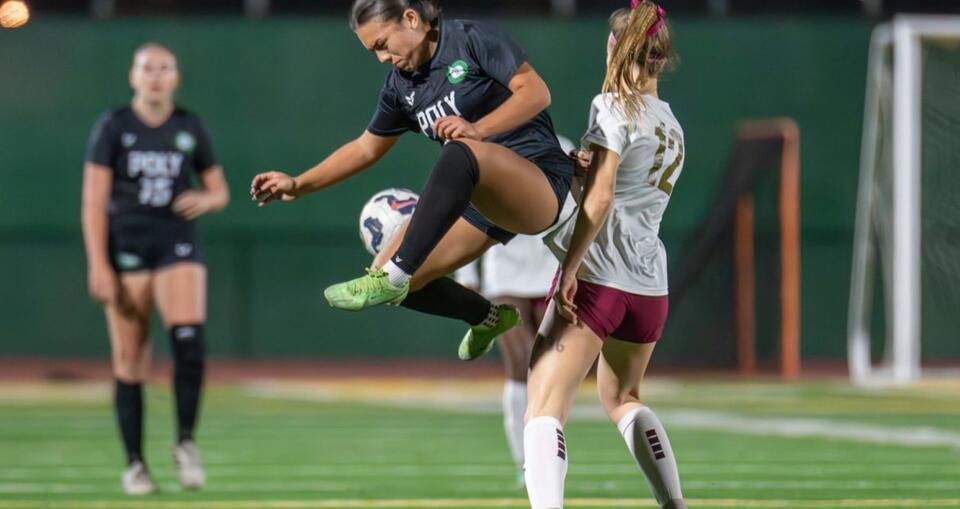 Feature: Makayla Quesada Two Goals Keep Poly’s Moore League Title Hopes ...