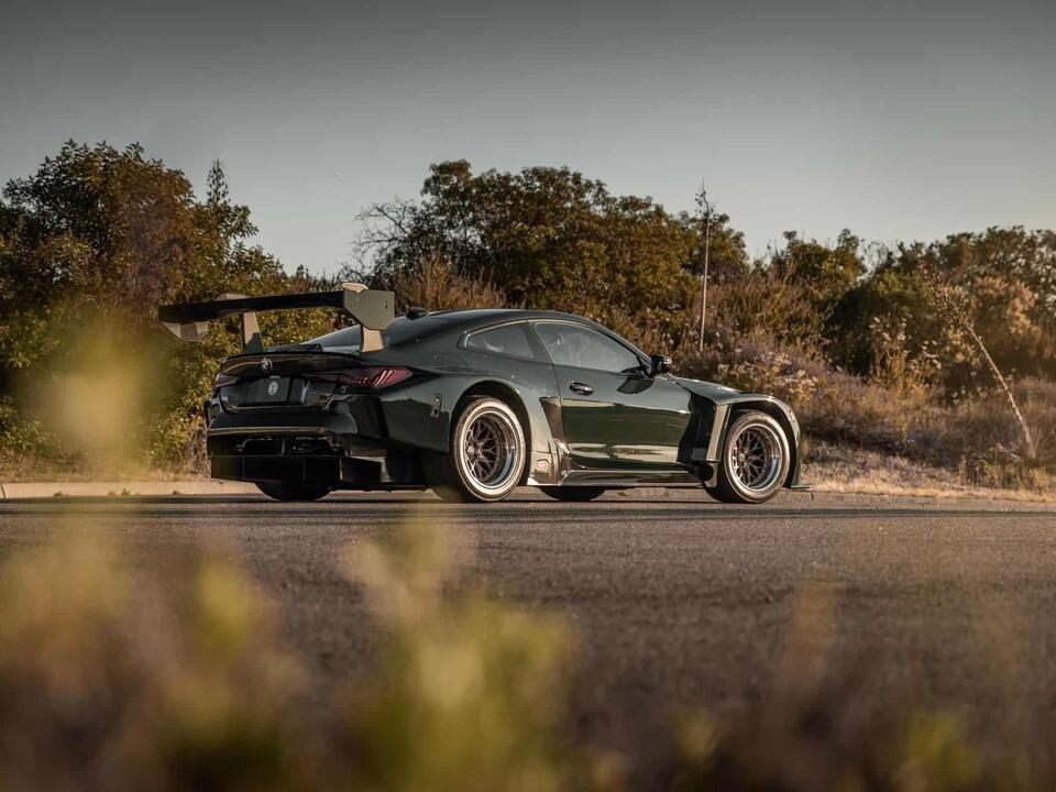 Widebody Modified BMW M4 G82 Poses With HRE Wheels