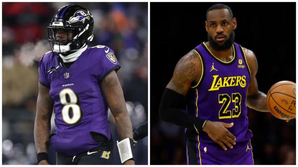 LeBron James Shouts Out Lamar Jackson During Ravens’ Divisional Win ...