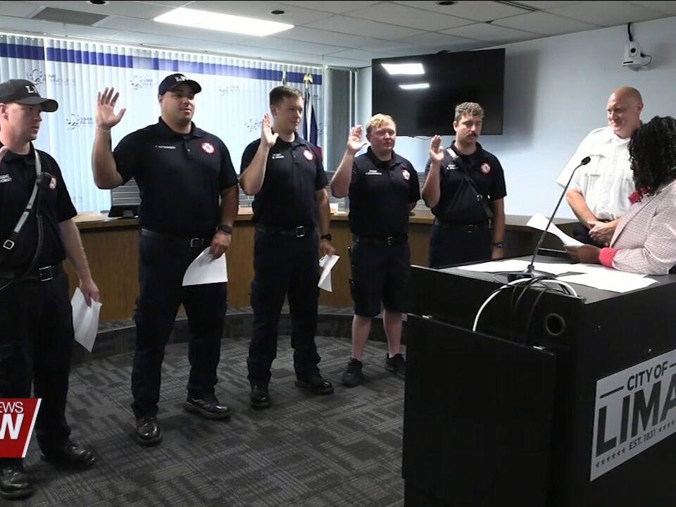 The Lima Fire Department welcomes five new firefighters