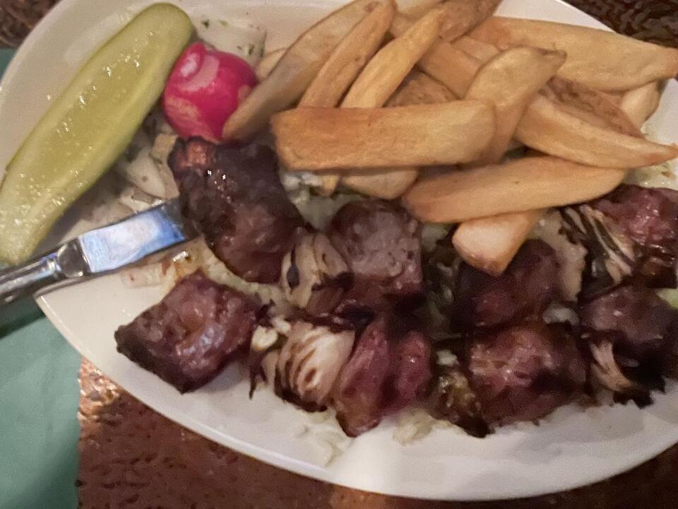 Byblos stands out with its Lebanese menu