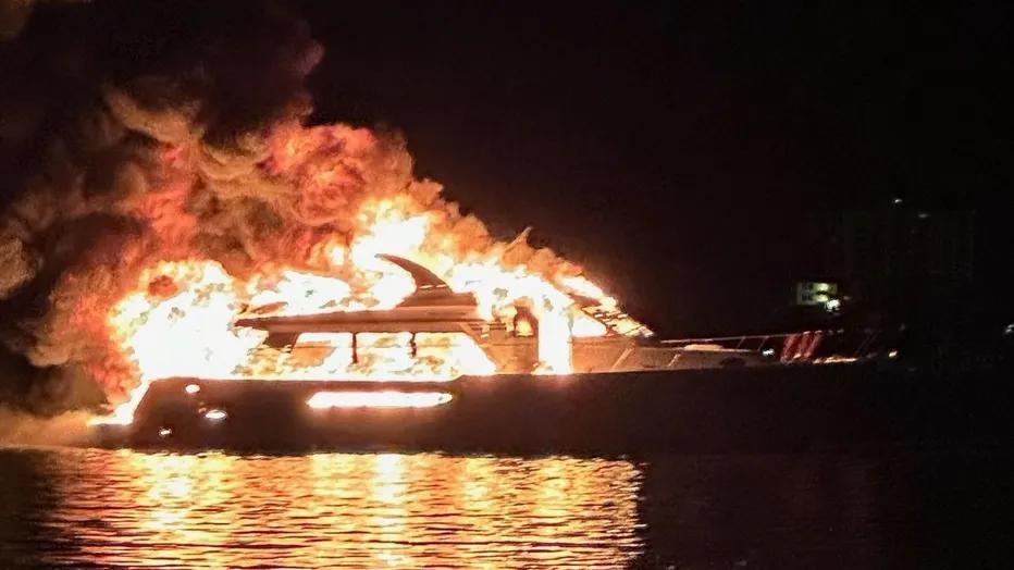 2 rescued in Clearwater after yacht catches on fire: Officials - NewsBreak