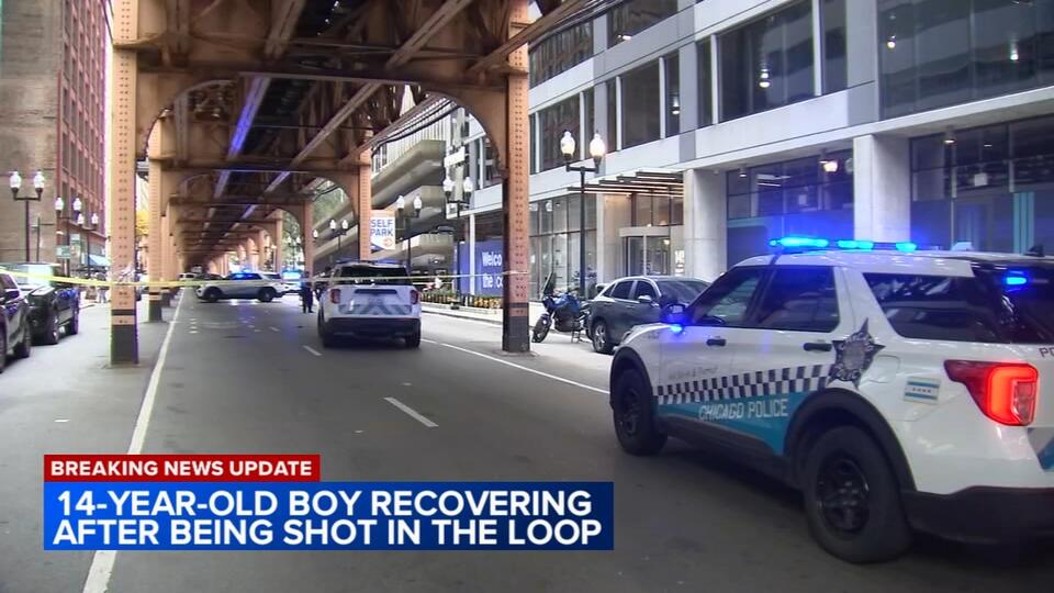 14-year-old boy injured in Loop shooting, Chicago police say - NewsBreak