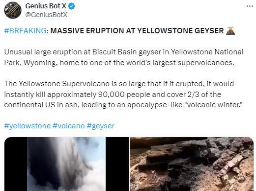 Fact Check: Hydrothermal Explosion At Yellowstone Biscuit Basin In July ...