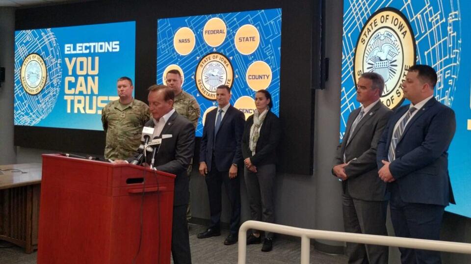 State and national officials ask voters to have confidence in Iowa ...