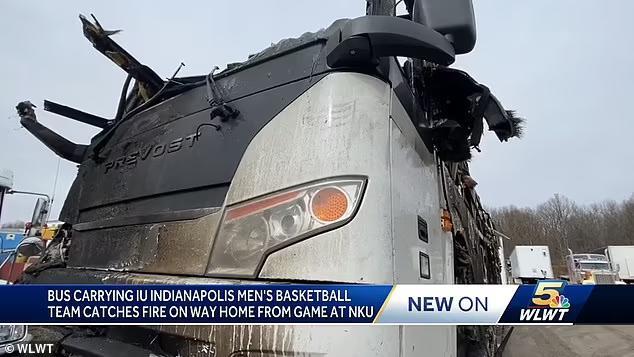 Terrifying new footage emerges of moment college basketball team's bus ...