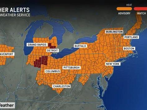 Midwest, Northeast to experience hottest weather in years as temps near ...