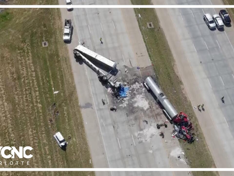 I-485 reopens after tanker-truck crash kills 1, critically injuries another