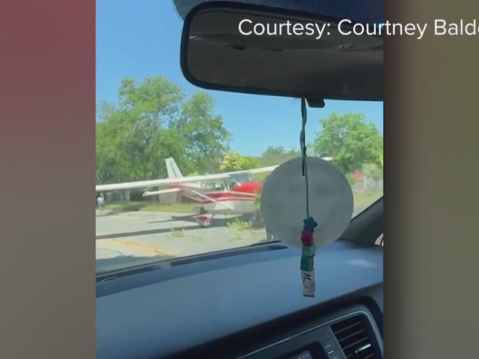 'It's not every day you see that' | Small plane loses control upon ...