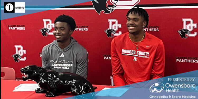 Jonathan Moss and DeAaron Watkins ink their college letters - NewsBreak