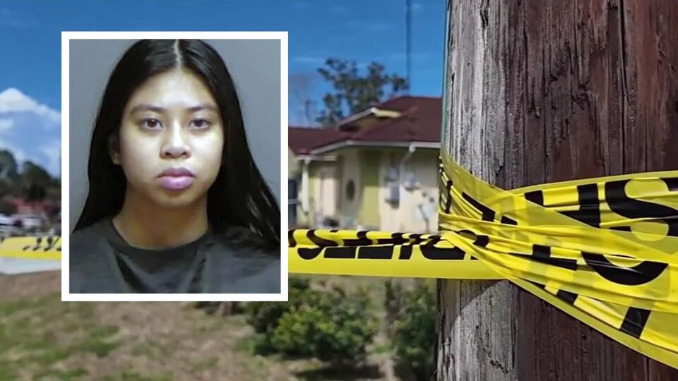 A Florida college student allegedly watched as her newborn daughter ...