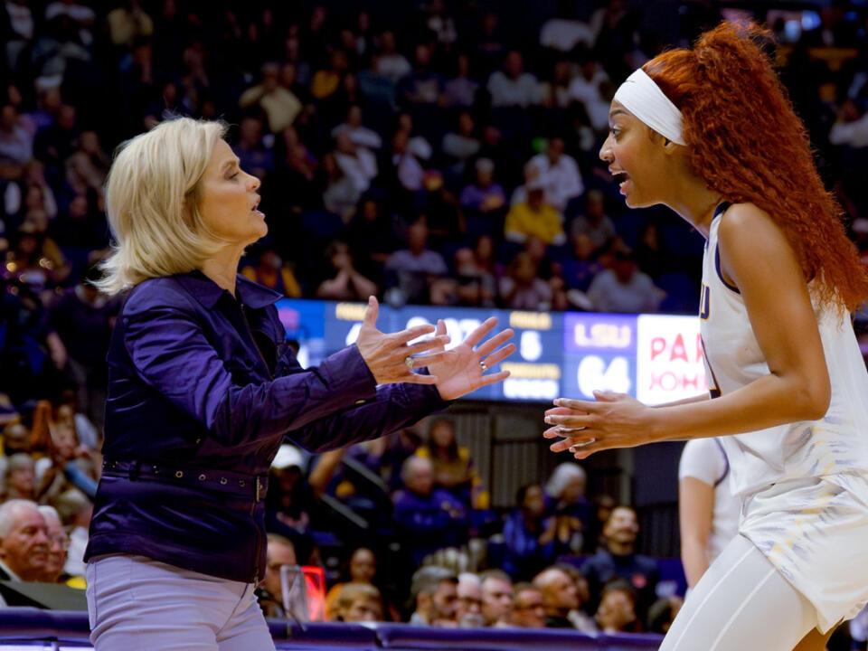 Kim Mulkey Speaks Out After Angel Reese Makes History in WNBA