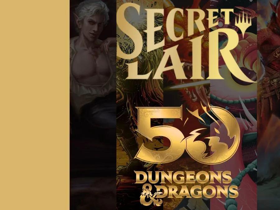 Secret Lair Dungeons & Dragons 50th Anniversary Superdrop announced