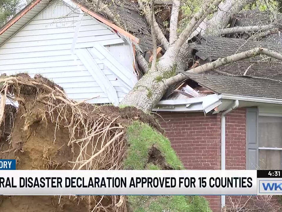 15 Kentucky counties approved in latest FEMA disaster declaration