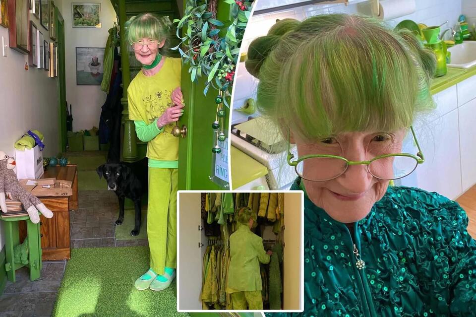 Meet the Green Lady of Brooklyn — who lives her life in one color ...