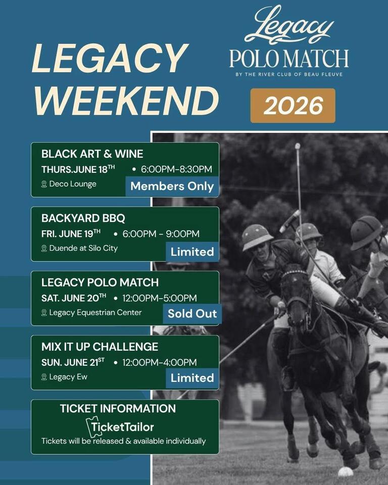 Town Run Down: Legacy Weekend 2026 Brings Culture, Competition ...