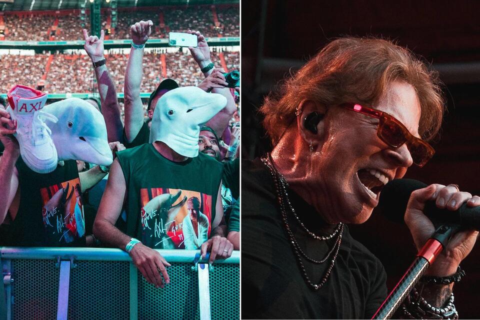 Guns N’ Roses Fans Recreate Iconic Music Video Scene at Show, Axl Rose ...