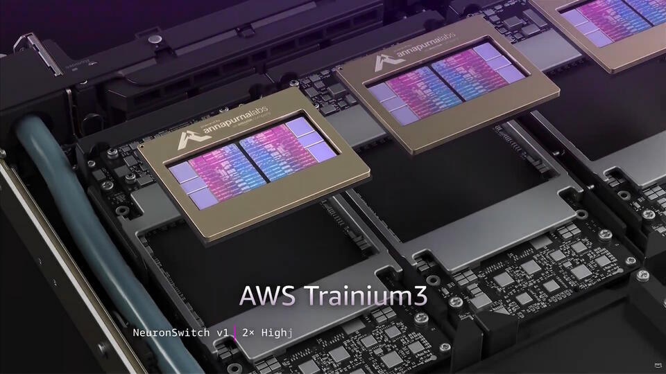 AWS Unveils 3nm Trainium3 AI Chips and Pivots to Support Nvidia NVLink ...
