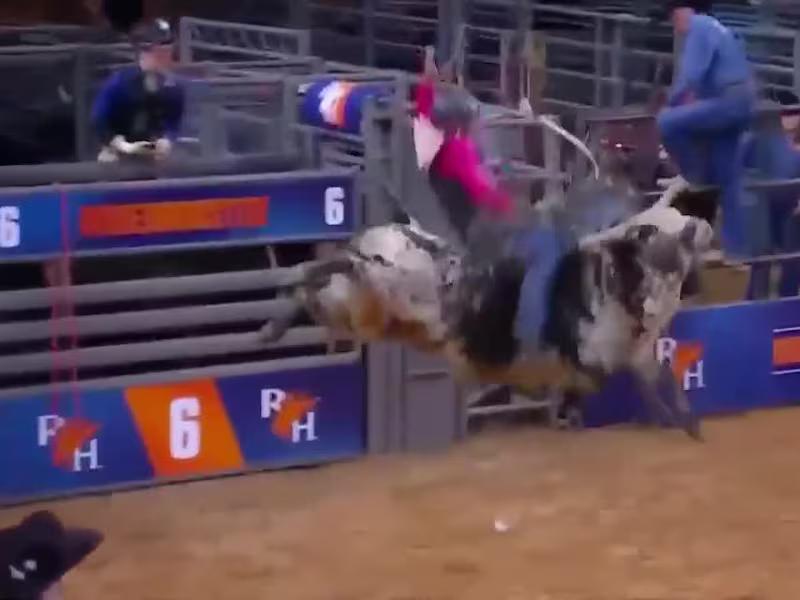 Athens bullrider at $24,000 midway through Houston rodeo