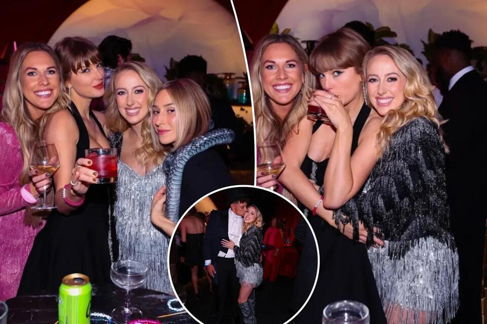 Brittany, Patrick Mahomes join Taylor Swift for epic Eras Tour-themed ...