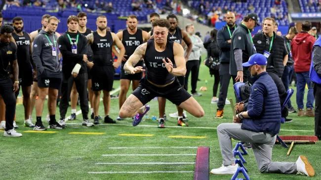 Penn State Tight End Theo Johnson Sets NFL Combine Record For Overall ...