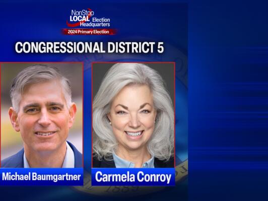 Michael Baumgartner and Carmela Conroy called as District 5 Primary winners