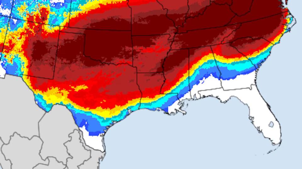 Ice, freezing rain and brutal cold arrive in stages across Louisiana ...