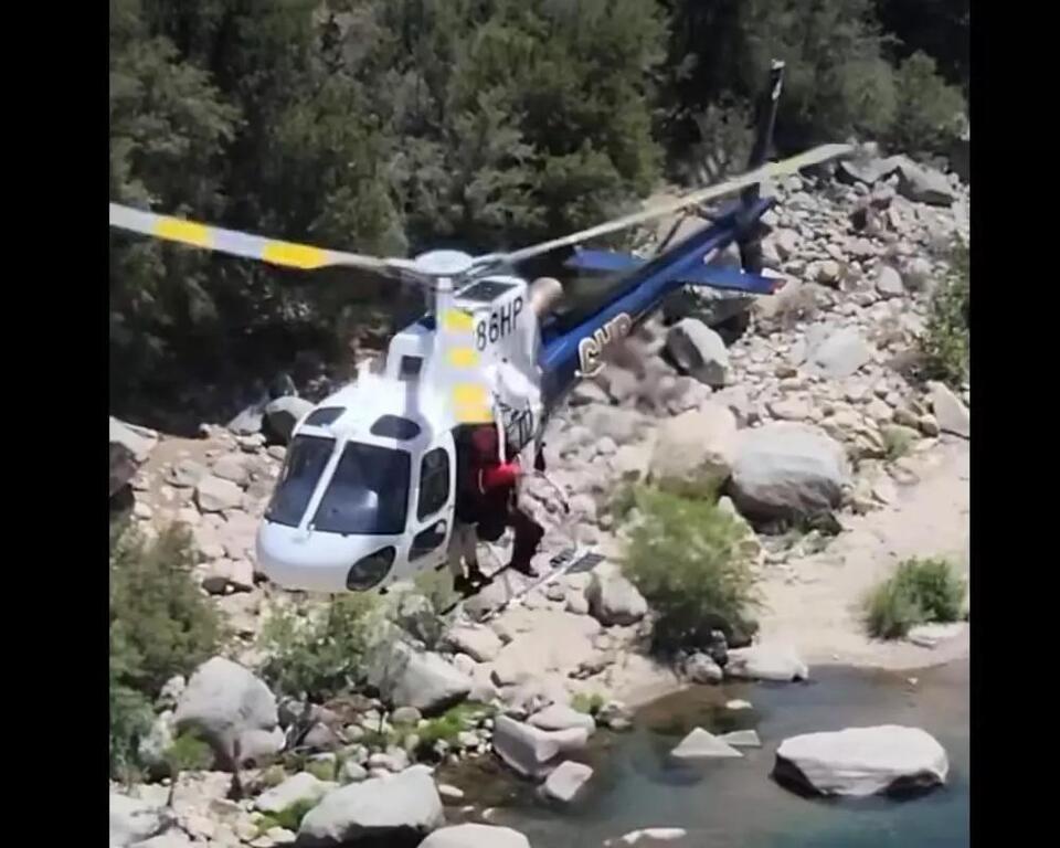 ‘Stunning survival story’: police rescue California man trapped behind ...