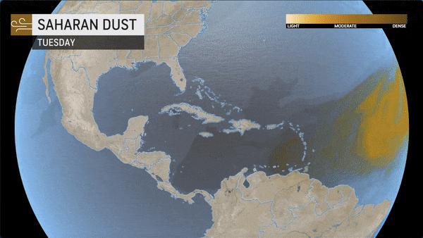 Saharan dust cloud over the Atlantic may reach Gulf Coast by weekend ...