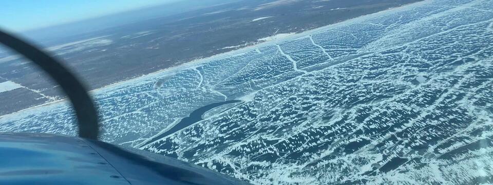 BREAKING: Rescue efforts underway for 100+ stuck on ice chunk on ...
