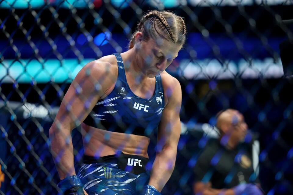 Manager: Kayla Harrison could’ve been paralyzed if she avoided neck ...