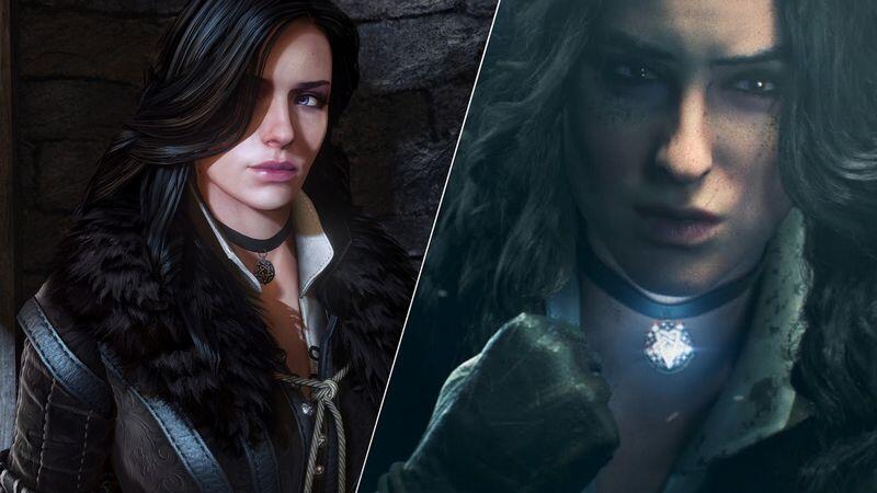 Yennefer in The Witcher 3 almost had a completely different look. After ...