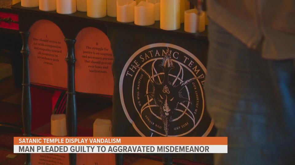 Mississippi man accused of vandalizing Satanic Temple display at Iowa ...