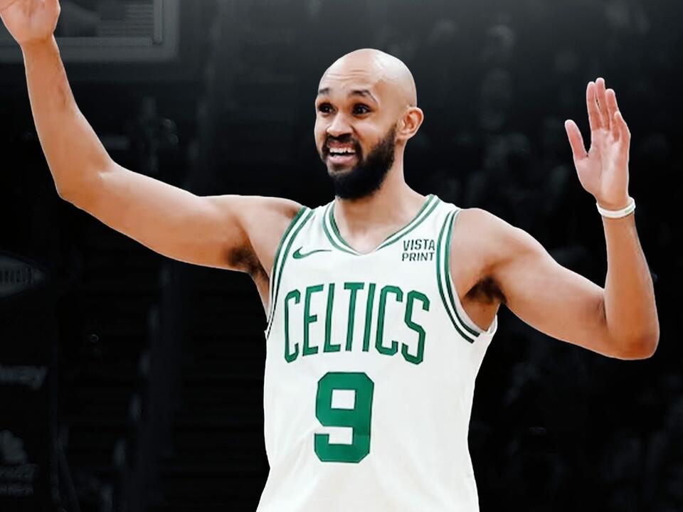 Derrick White Reacts to All-Star Chants on the Road