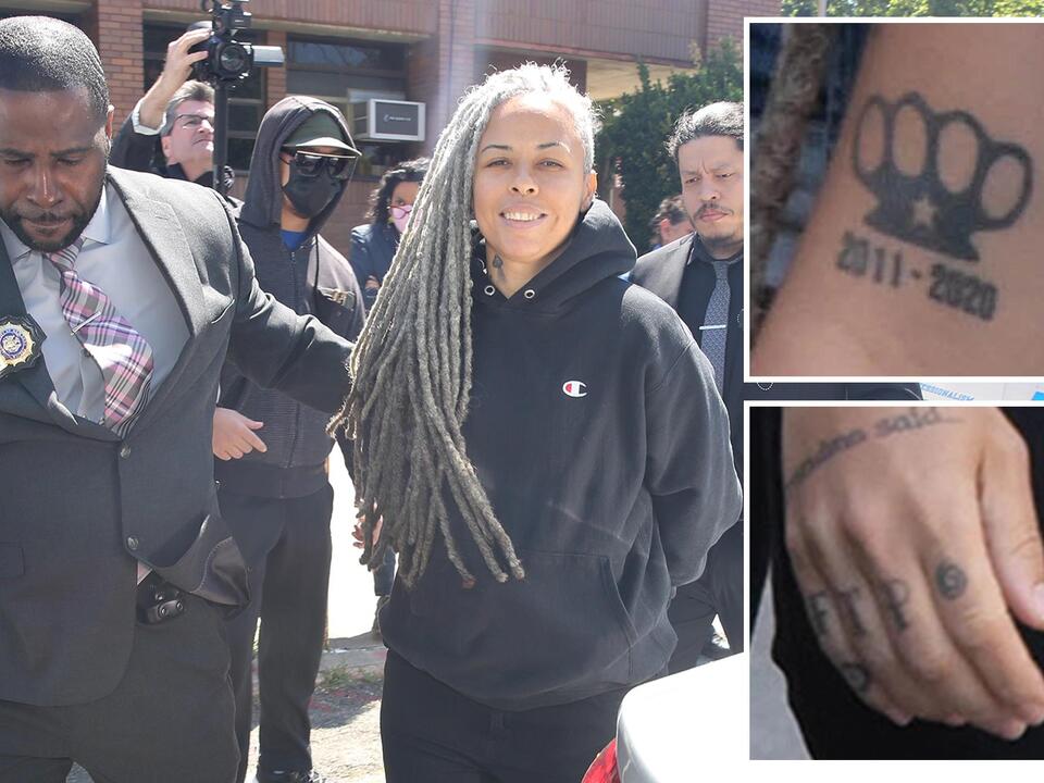 Shellyne Rodriguez smirks, sports ‘FTP’ tattoo after being charged over ...
