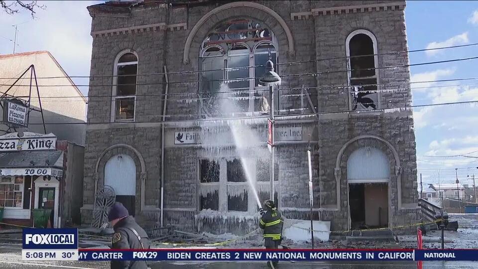 Investigators work to determine cause of Norristown church fire - NewsBreak