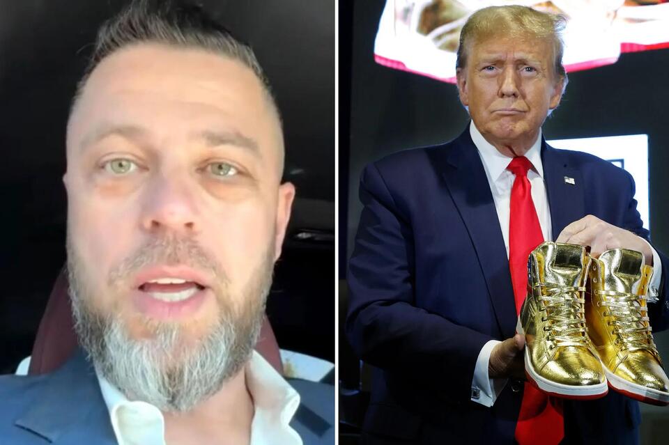 ‘Sneakerhead’ who paid $9K for Trump-signed pair of golden shoes invited to Mar-a-Lago to meet ...