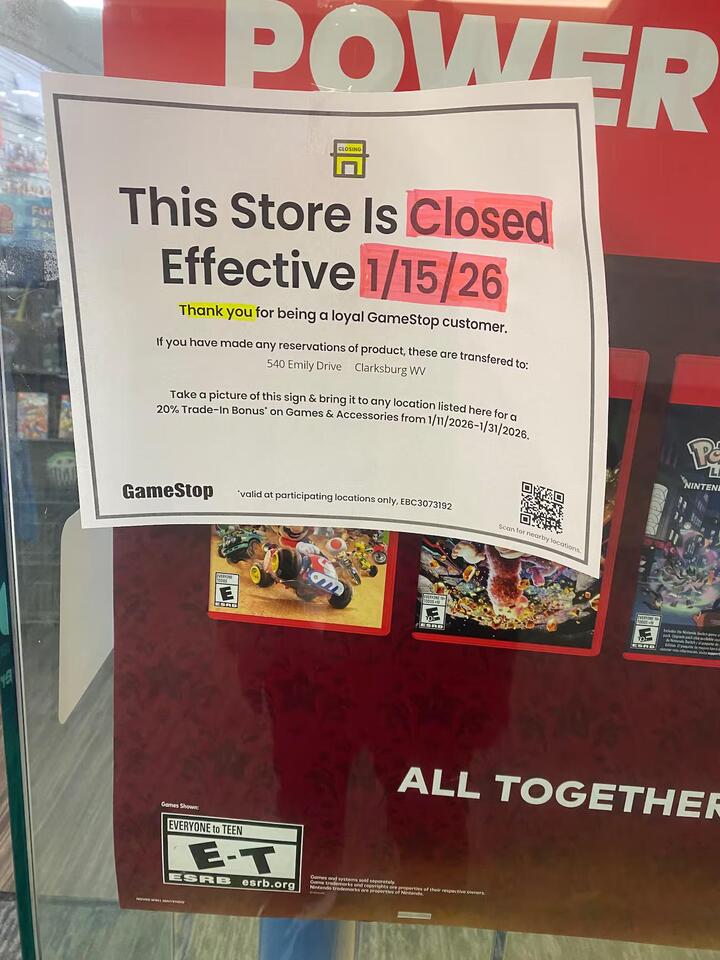 GameStop at Meadowbrook Mall announces closure - NewsBreak