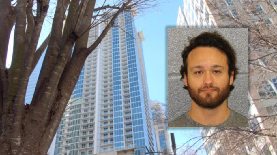 Parachutist rescued, arrested after getting entangled on Uptown ...