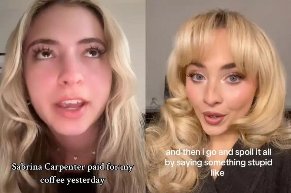 Sabrina Carpenter Seemingly Pokes Fun at Awkward Coffee Shop Run-In ...