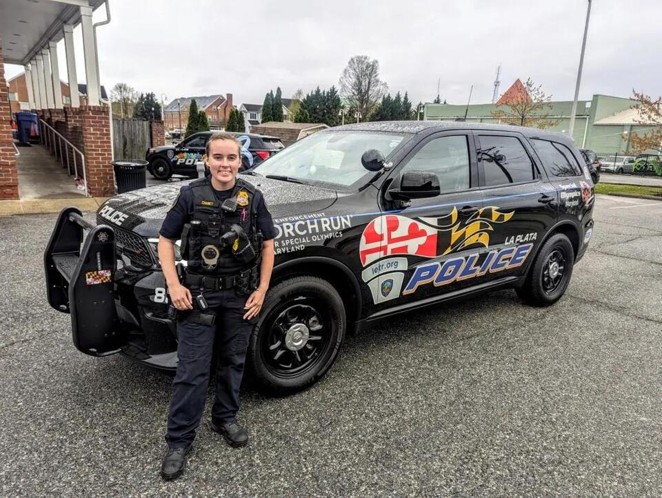 La Plata Police Department Unveils Its Special Olympics Maryland ...