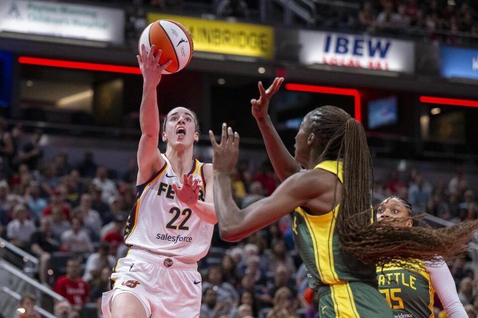 Caitlin Clark scores 20 points, but Jewell Loyd gets 22 to lead Storm over Fever 103-88 - NewsBreak