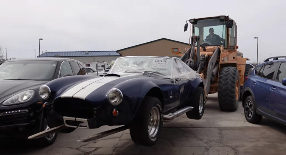 Salvage Shelby Cobra Kit Car Leaks Water From Everywhere Possible ...
