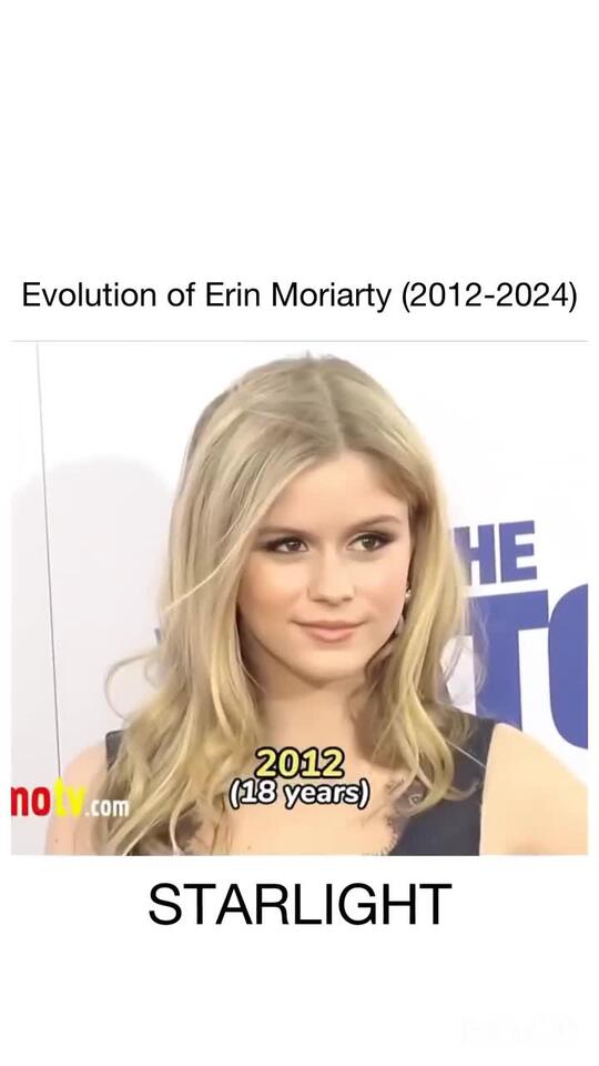 Evolution of Erin Moriarty (2012 - 2024) #erinmoriarty #starlight #theboyz #celebrity #viral ...