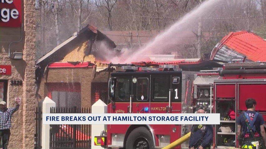 Multiple fire crews respond to fire at Hamilton storage facility ...