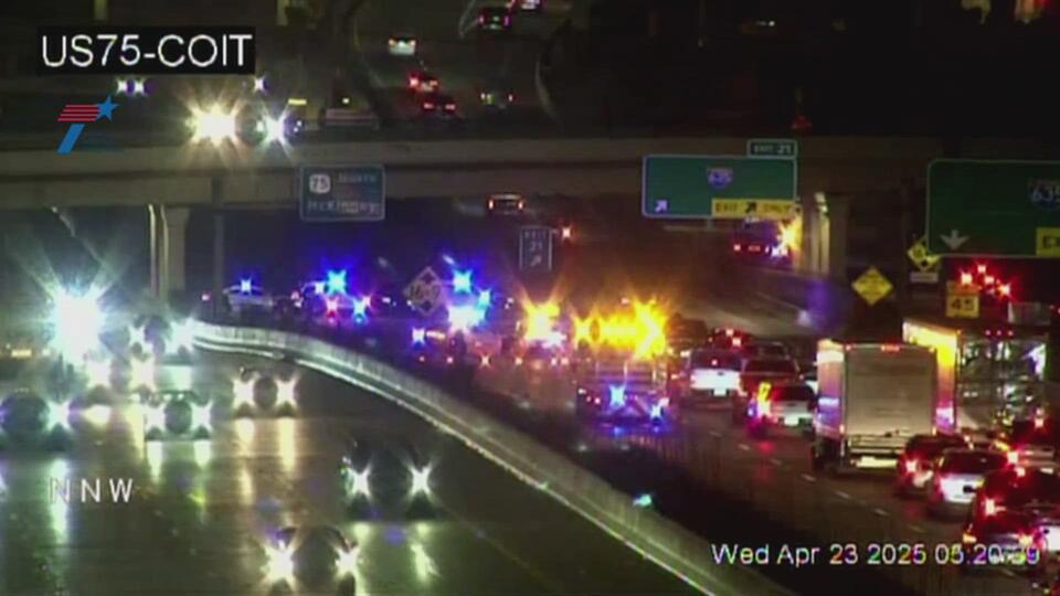 U.S. 75 shut down after reports of body on roadway near High Five ...