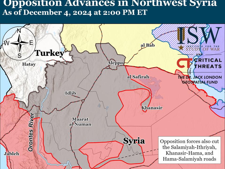Hayat Tahrir al Sham (HTS)–aligned opposition groups are likely ...
