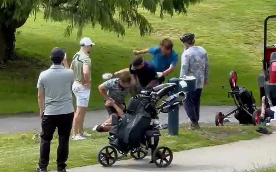 Brutal Fight At British Columbia Golf Course Peaks With Pathetic ...
